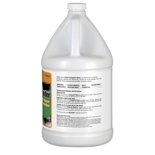 Super N 128DMP Chute & Dumpster Wash All Purpose Cleaner, Citrus, GL, 4/CS