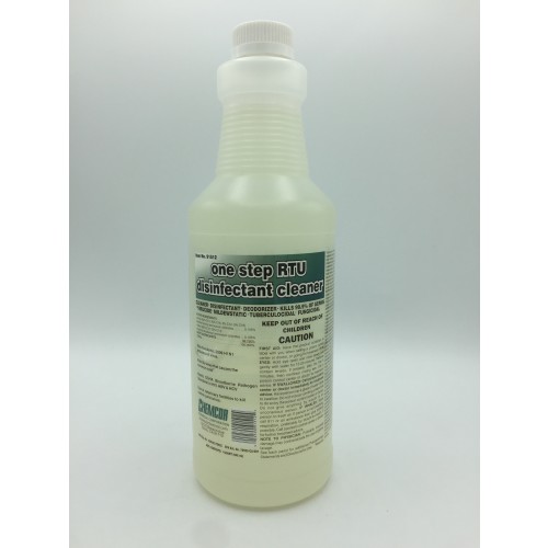 91512 One Step RTU Disinfectant Cleaner, Quart,
