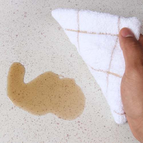 DISH CLOTH TAN CHECK 12DZ/CTN
