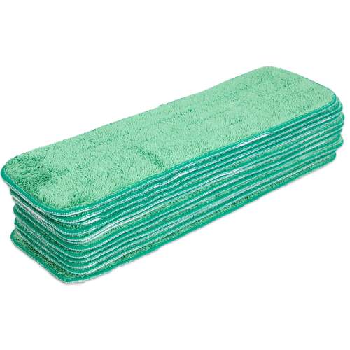 Monarch Brands M830018G Microfiber Flat Wet Mop - 18", Green