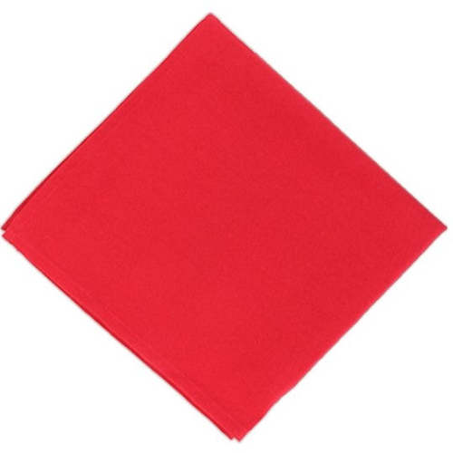 Monarch Brands NAP-R-SPUN Mariposa Poly Spun Napkin 20x20 Red