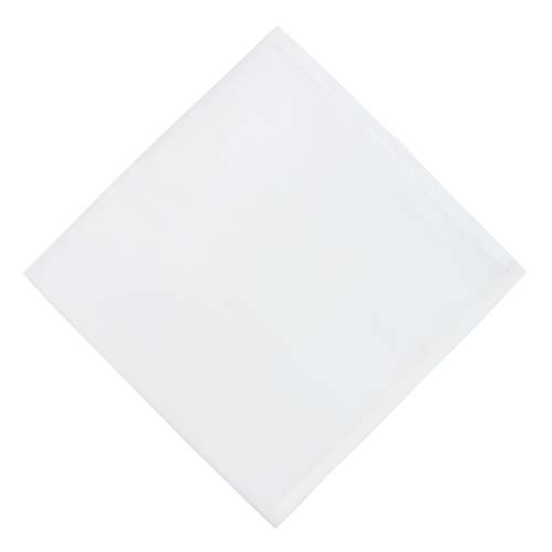 Monarch Brands NAP-W-SPUN Mariposa Poly Spun Napkin 20x20 White