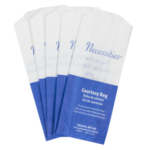 Necessities NEC-500 Necessities Courtesy Disposal Bags, Printed, White ...