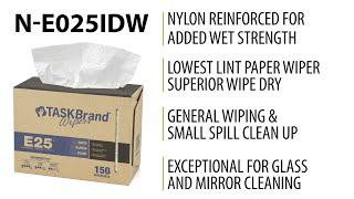 TaskBrand® E025 Economy Series Interfold Dispenser Box | Hospeco Brands ...