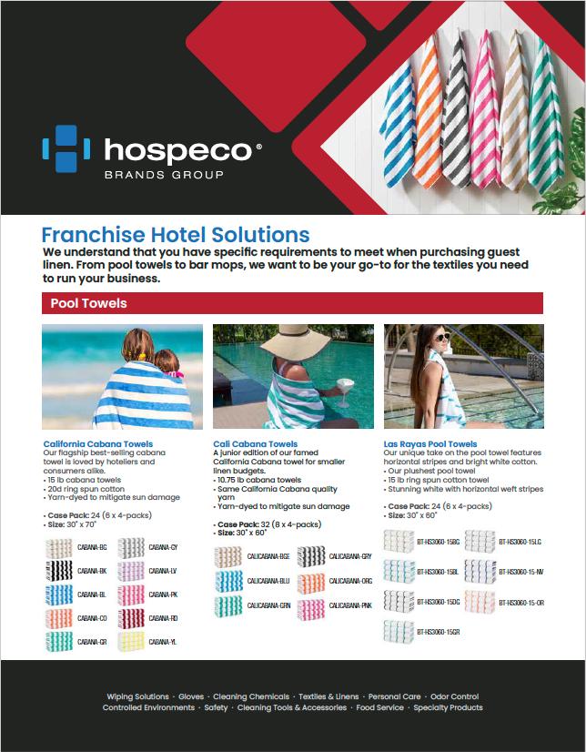 Use a hospitality linen PAR calculator to determine your textile needs.