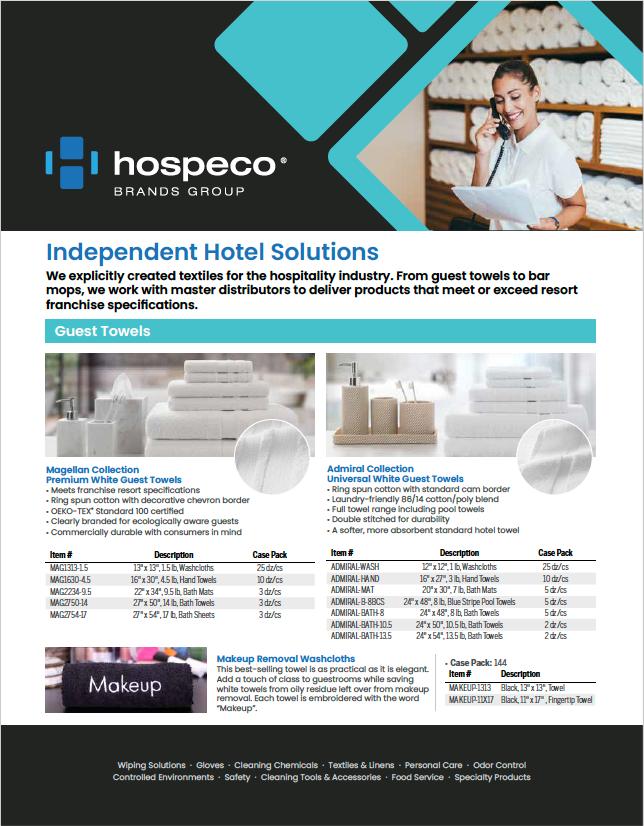 Use a hospitality linen PAR calculator to determine your textile needs.