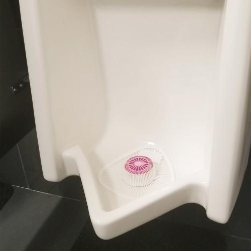 Health Gards 01901 Health Gards Urinal Screen w/Non-Para Block, Pink ...