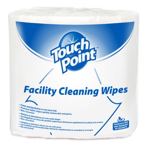 Touch Point WE2000TP Touch Point Facility Cleaning Wipes , 8" x 5 ...