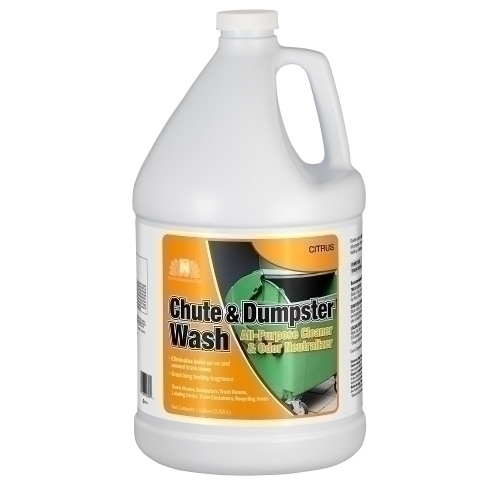 Super N 128DMP Chute & Dumpster Wash All Purpose Cleaner, Citrus, GL, 4/CS