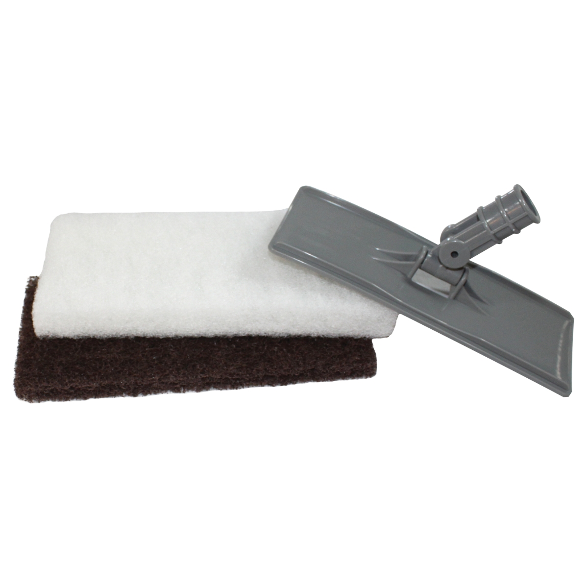 PAD HOLDER GRAY WITH 2 PADS