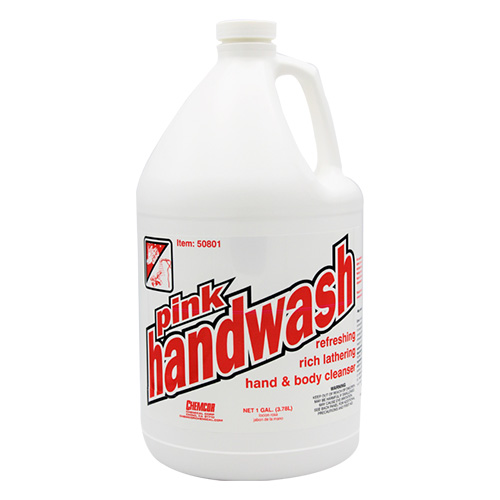 50801 Pink Handwash Hand and Body Cleanser, Gallon, 4/cs