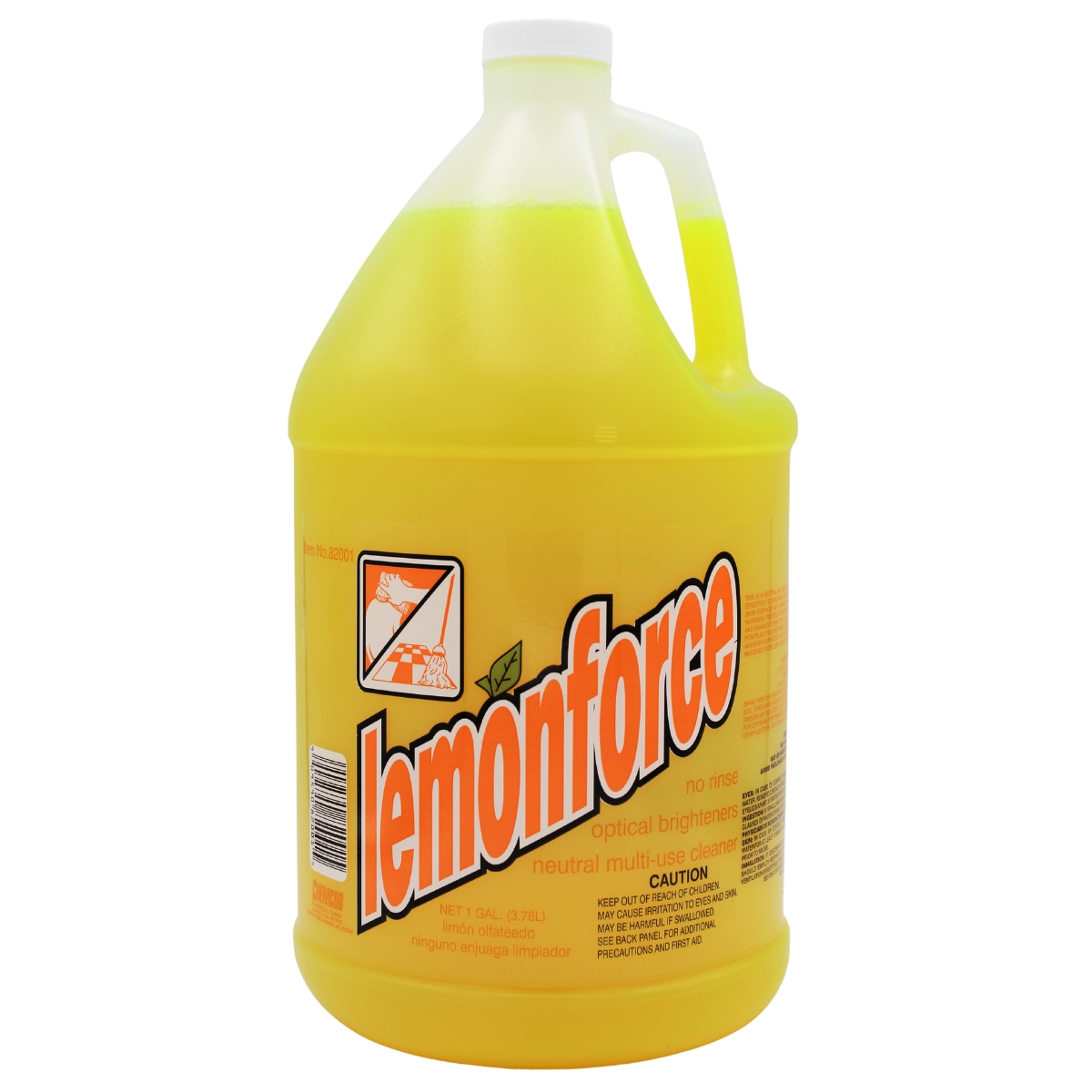 82001 Lemonforce Cleaner and Deodorizer, Gallon, 4/cs