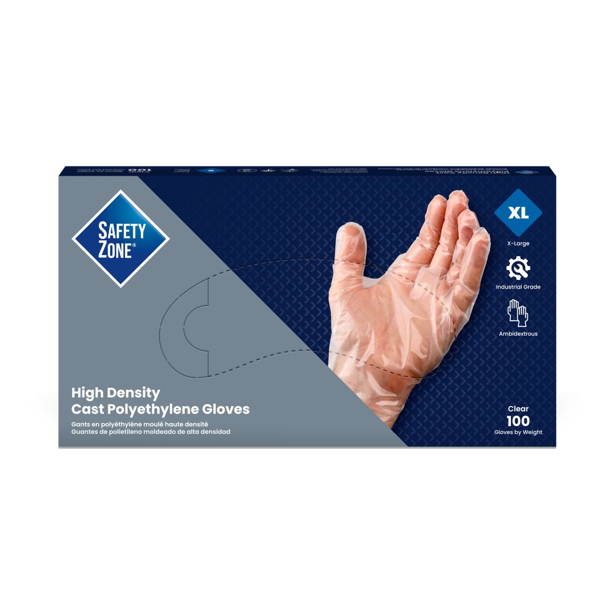 Shop Dispos Co-polyethylene Gloves X-Large GDCP-XL