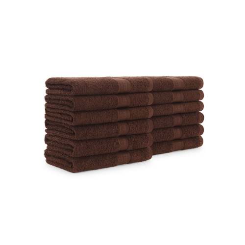 Monarch Brands HAND-BROWN True Color Hand Towel 16x27 Brown