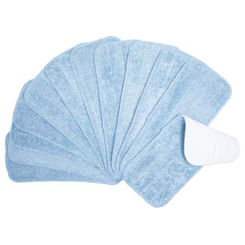Monarch Brands M830013B Microfiber Flat Wet Mop - 13", Blue
