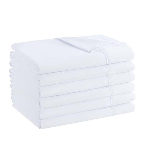 Host & Home MFS-90110 Host & Home Microfiber Flat Sheet Queen White