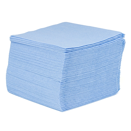 TexTask N-SPNQPB TexTask Lint-Free Wipers, Poly/Rayon, Blue, 13" x 13 ...
