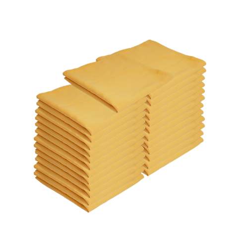 Monarch Brands NAP-GOLD-SPUN Mariposa Poly Spun Napkin 20x20 Gold