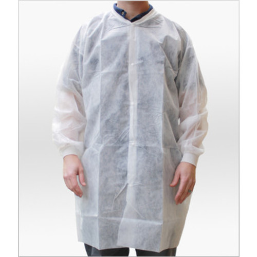 Pharma-Choice PCOAT797-KW-4XL Pharma-Coat KNIT WRIST Lab Coat