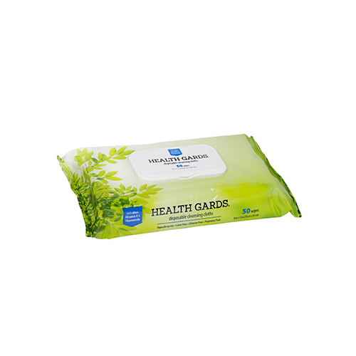 Health Gards PM-AWSP1 Health Gards Pre-moistened Disposable Cleansing ...