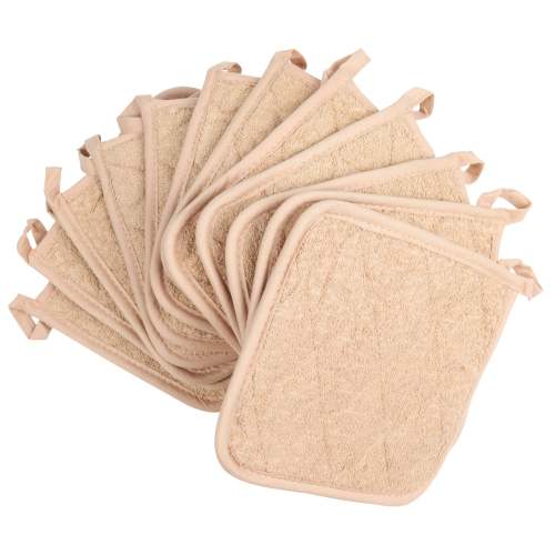 Monarch Brands POT-TAN Cooks Linen Pot Holder 7x7 Tan