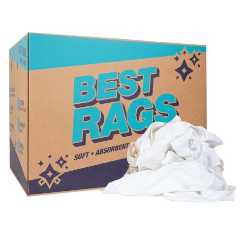 Monarch Brands R1-W39-50 R-W39 Sheet Reclaimed Rags White 50lb Box